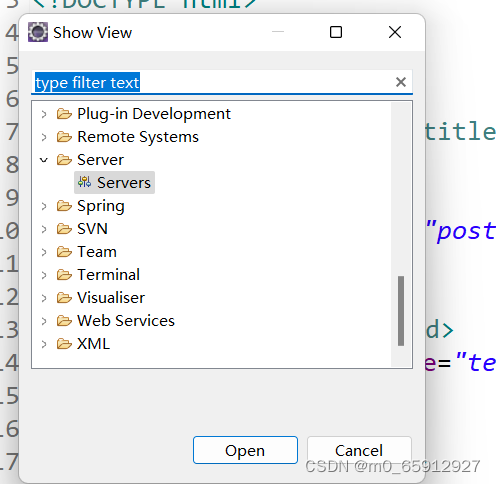 eclipse中的servers不见了解决方法_eclipse的servers怎么调出来-CSDN博客