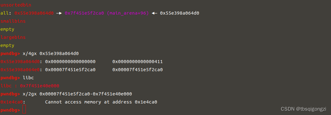 Tcache Stashing Unlink Attack（House of Lore Attack）_tcache stashing unlink attack利用思路-CSDN博客