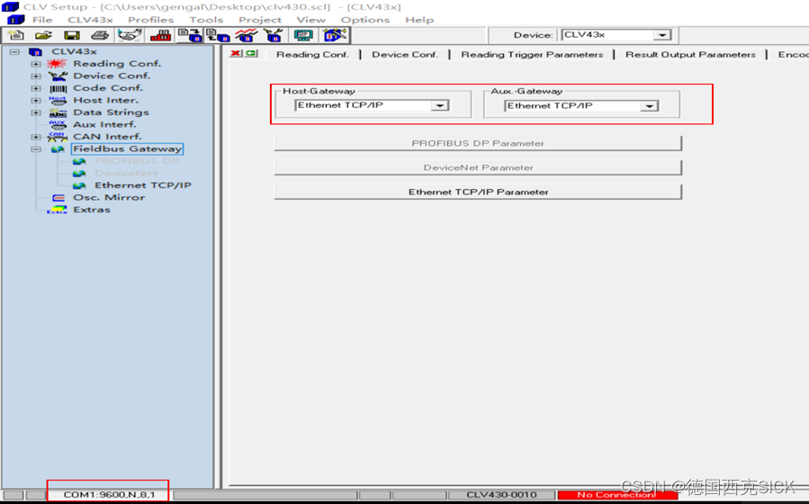 SICK CLV69x TCP/IP与PC通讯调试实例_sick 通讯协议-CSDN博客