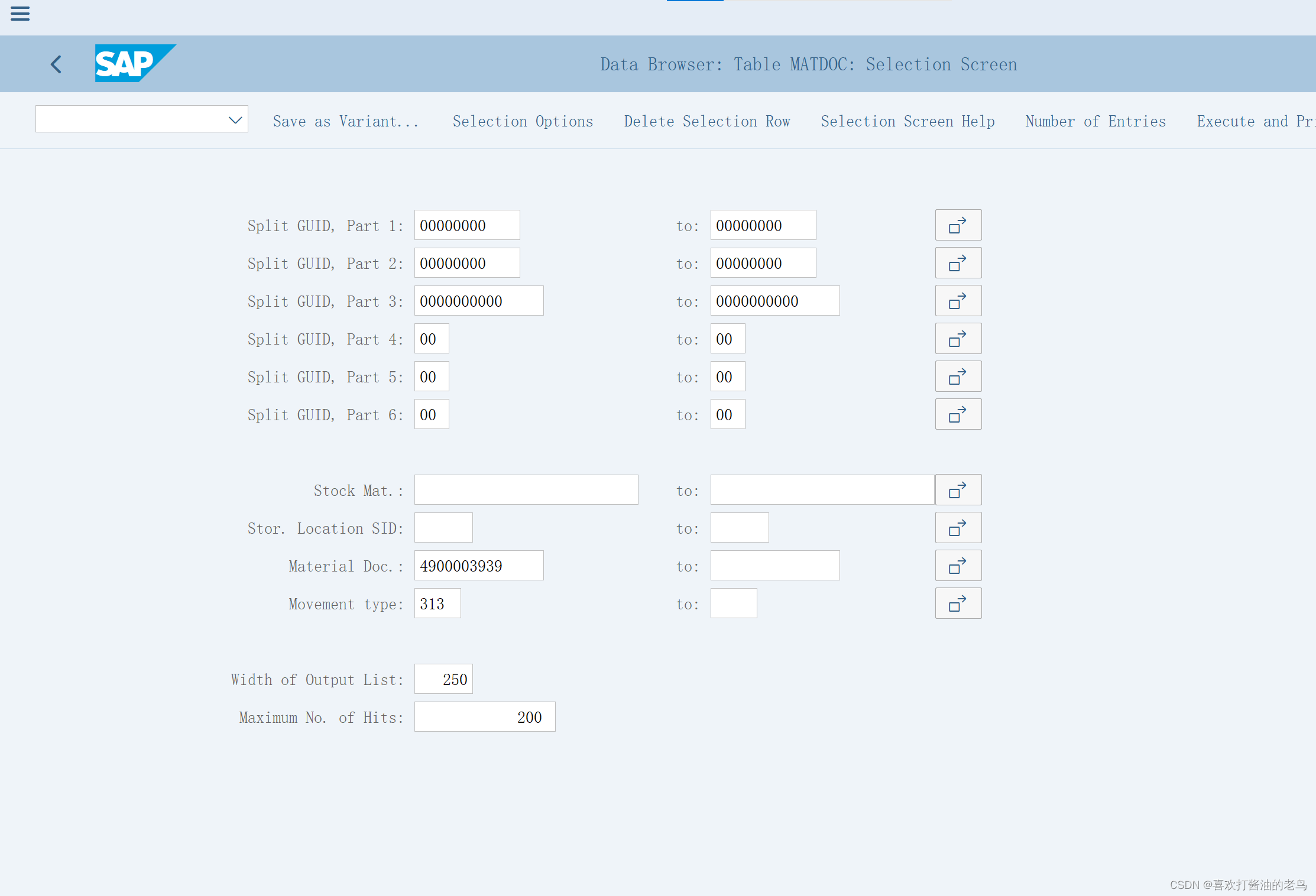 SAP MM 表MATDOC里的XAUTO字段？_matdoc 表可以更改吗-CSDN博客