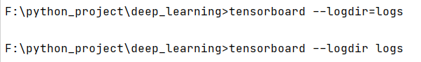tensorboard显示无数据解决方法No scalar data was found 以及终端命令tensorboard --logdir logs无反应_no scalar data ...