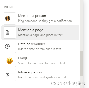 Notion------Inline block 内联块和Advanced blocks 高级块_notion行内代码-CSDN博客