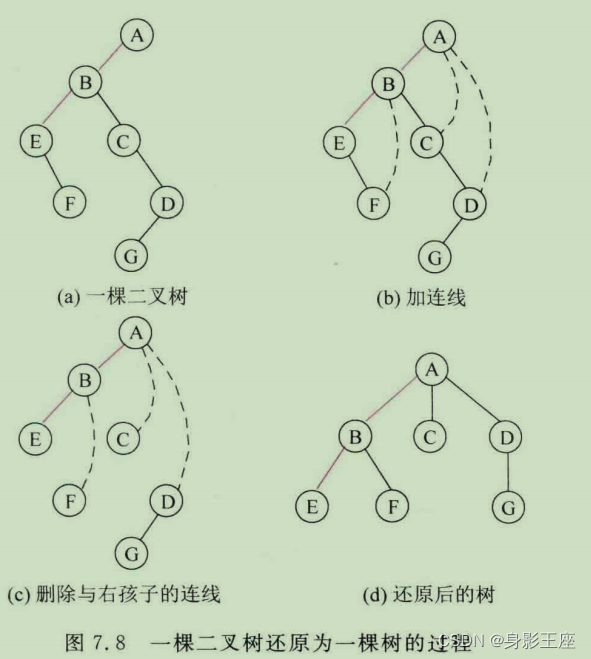 数据结构第七章1知识总结当t使用孩子兄弟链来存储时t的空指针域个 Csdn博客