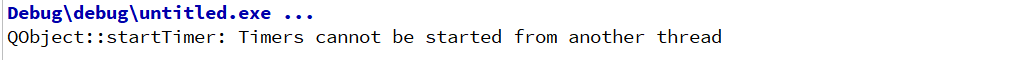 2种情况可能造成：QObject::startTimer: Timers cannot be started from another thread-CSDN博客