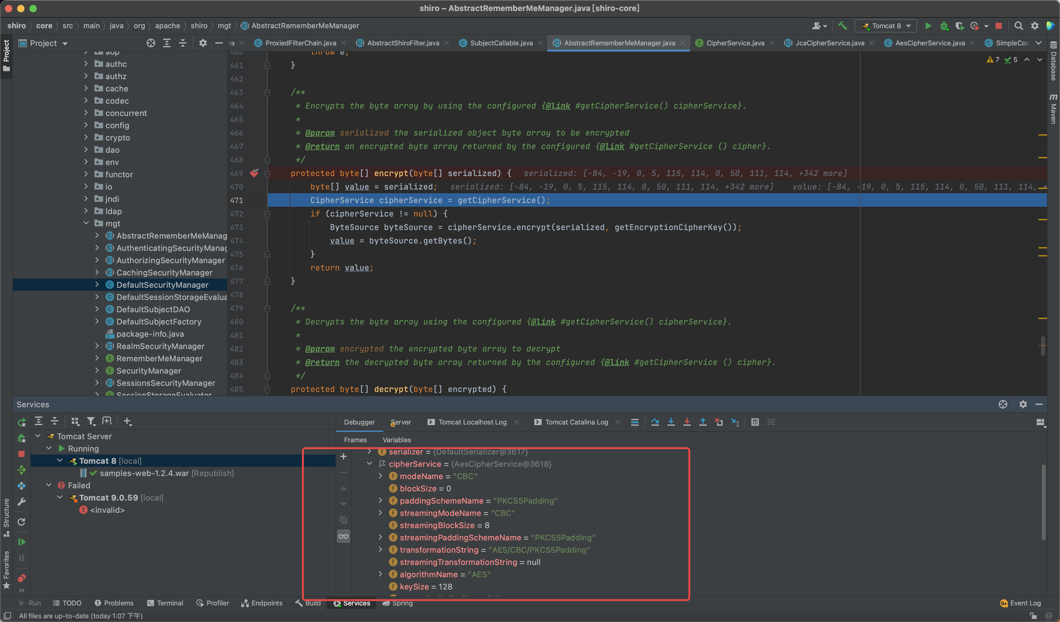 shiro550代码审计（巨详细）--加密部分_shiro aes加密-CSDN博客