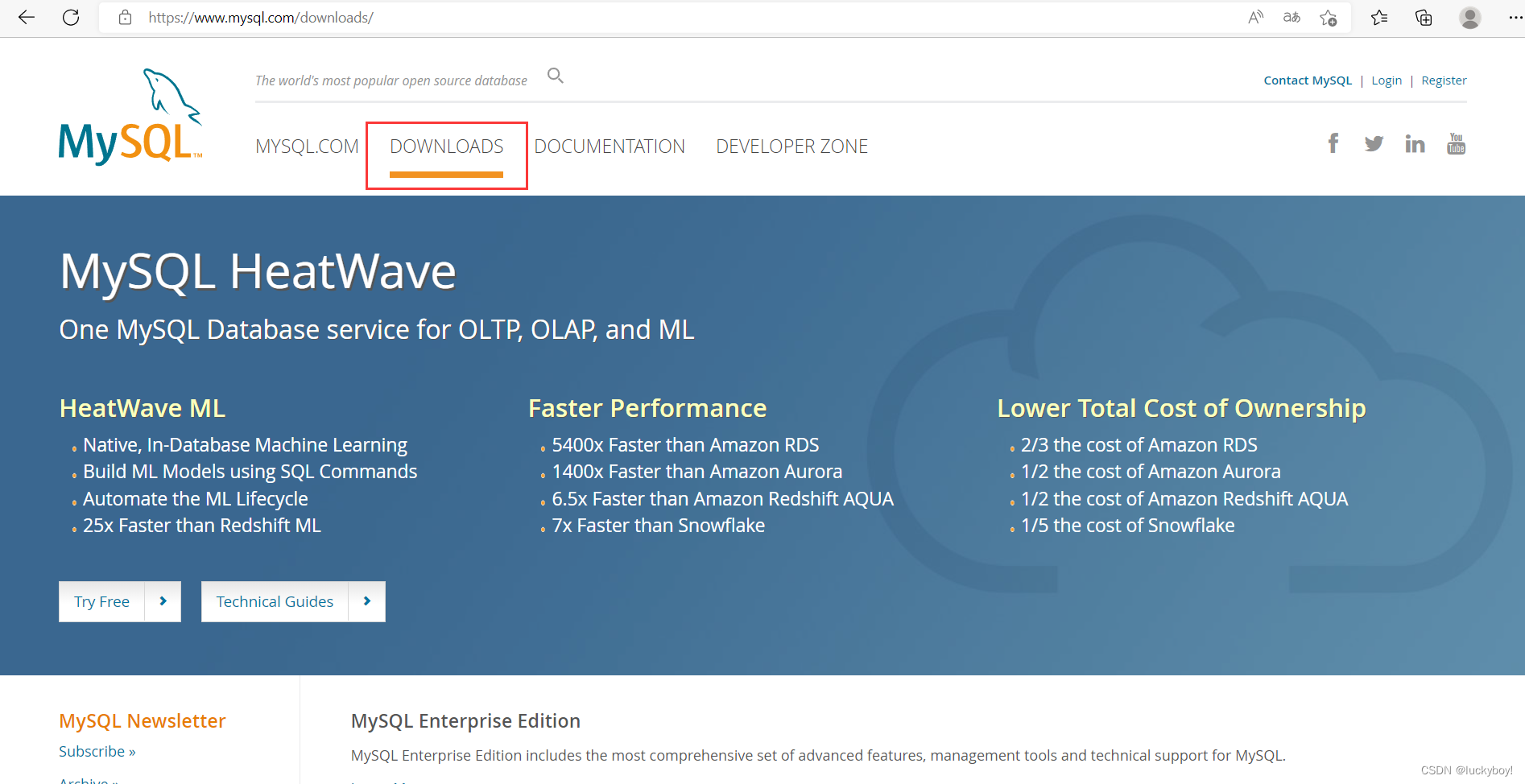 MySQL - 下载、安装与卸载(详细教程)_mysql5.5下载-CSDN博客