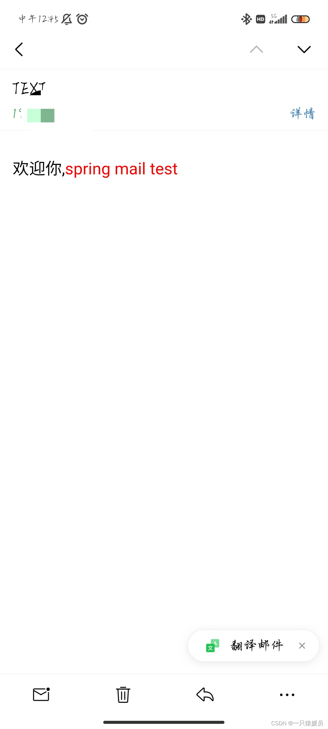 Springboot Mail 发送邮箱 Csdn博客