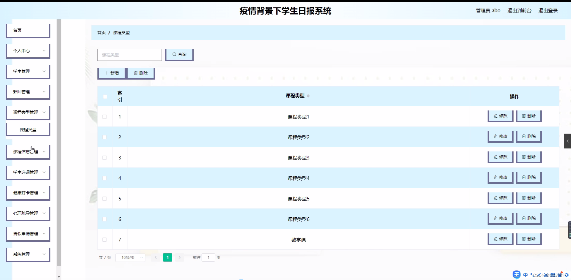 ssm毕设项目疫情背景下学生日报系统bro7h（java+VUE+Mybatis+Maven+Mysql+sprnig）_基于ssm的高校学生日报系统-CSDN博客