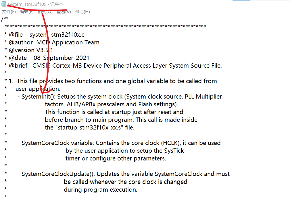 User/main.c(10): warning: no previous prototype for function ‘SystemInit‘ [-Wmissing-prototypes ...