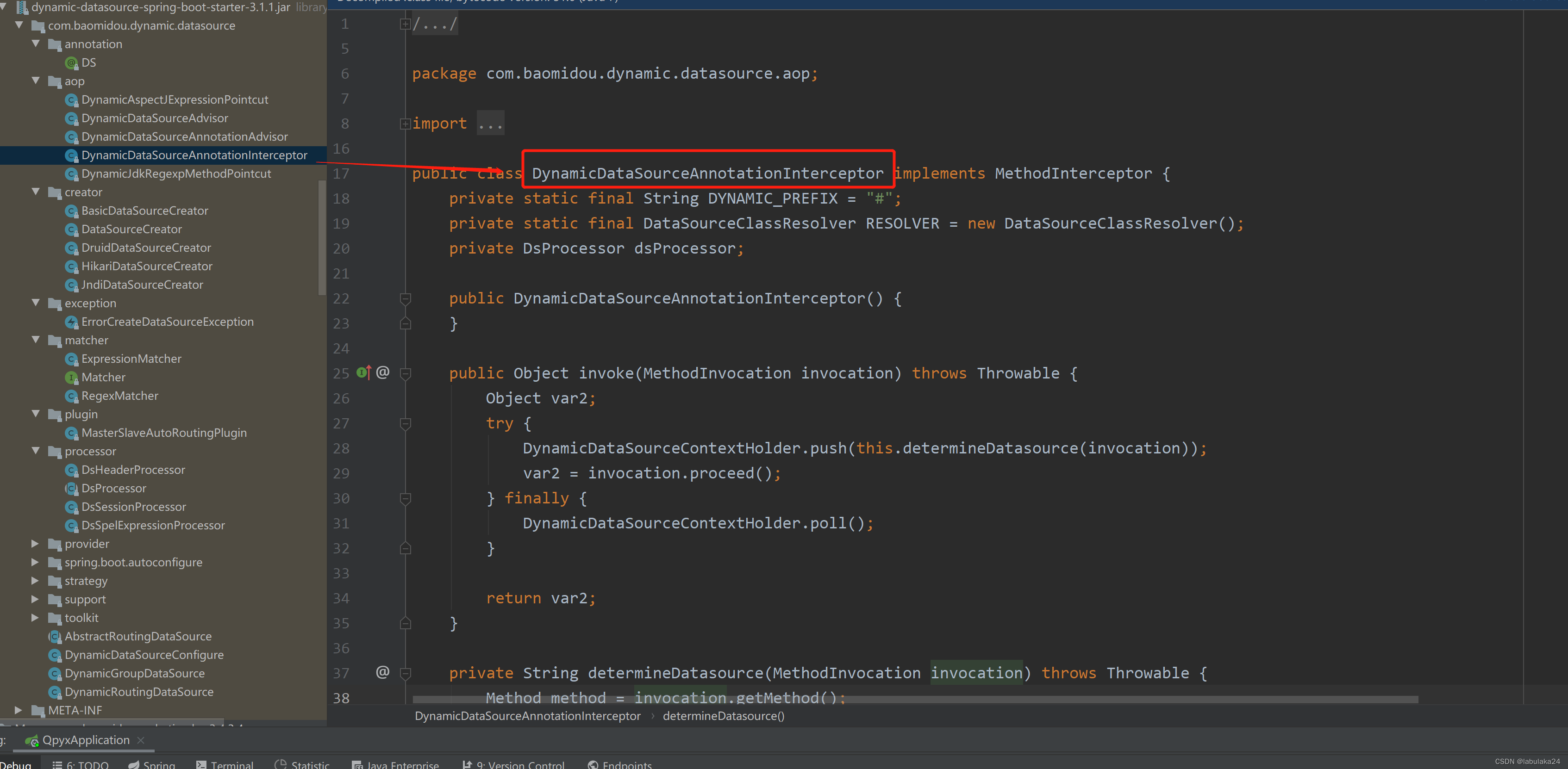 Mybatis-Plus 中使用@DS注解动态选择数据源源码分析-CSDN博客