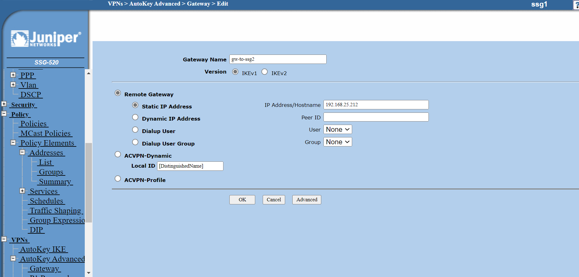 Juniper Netscreen Route-based S2S IPSec Setup_juniper netscreen ipsec-CSDN博客