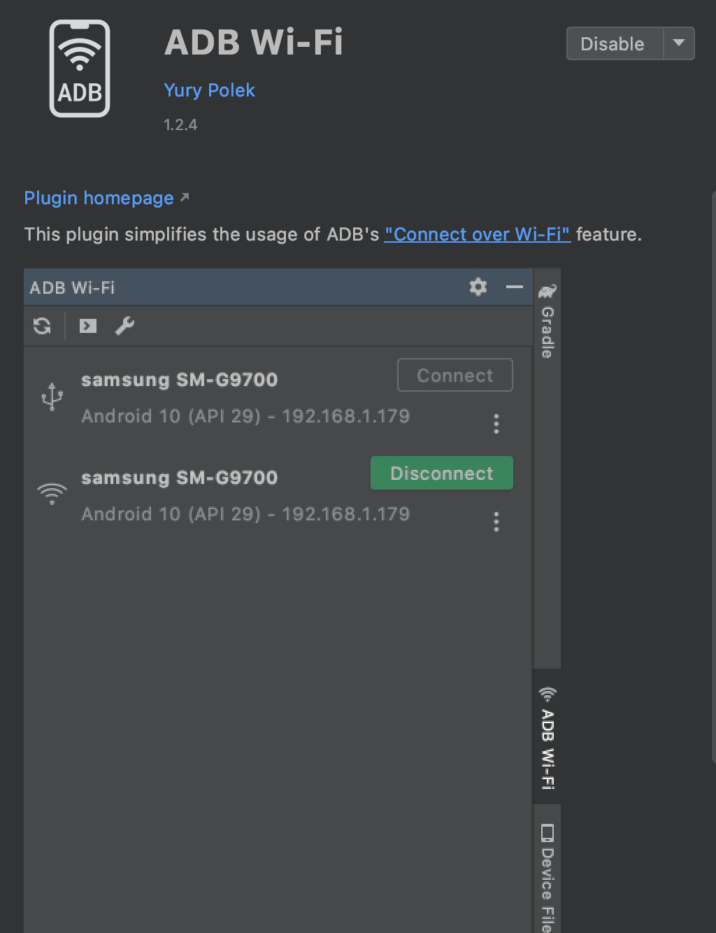 Android Studio 4.2 Plugin Error:“Android WiFi ADB” is incompatible(supported only in intelliJ ...