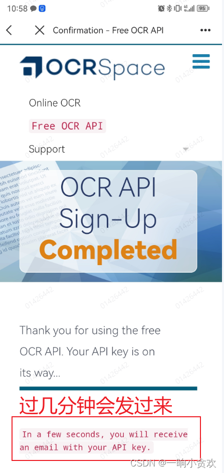 Python配置免费的OCR识别(OCRSpace)每月25000次(保姆级教学)-CSDN博客