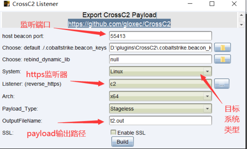 Cobalt Strike利用CrossC2插件上线linux主机-CSDN博客