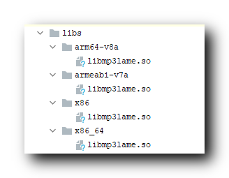 【错误记录】Android 应用配置第三方 so 动态库 ( /data/app/comxxx==/base.apk/lib/arm64 ...