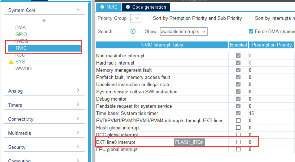 STM32G4 蓝桥杯嵌入式 外部中断按键处理_嵌入式编程实现同一组中pa0和pb0中断-CSDN博客