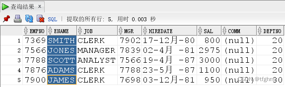 Oracle数据库学习（六）：where条件查询及关键字使用oracle数据库where条件 Csdn博客