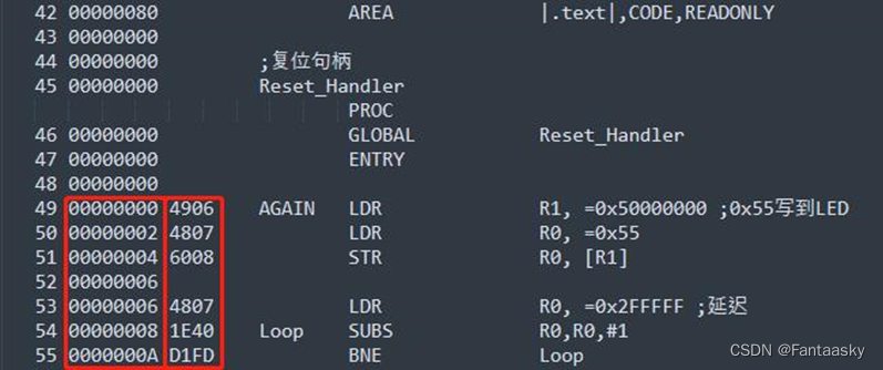 Arm汇编语言编程学习笔记（2）lst文件 Csdn博客