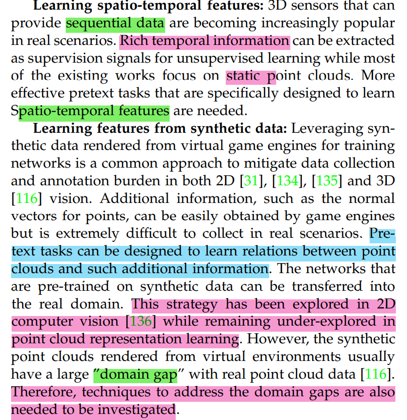 【论文阅读】Unsupervised Representation Learning for Point Clouds：A Survey【2022年-综述】_local descriptor ...