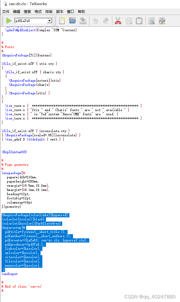 Elsevier latex 提交文章 pdftex.def Error: File `thumbnails/cas-email.jpeg‘ not found: using draf ...