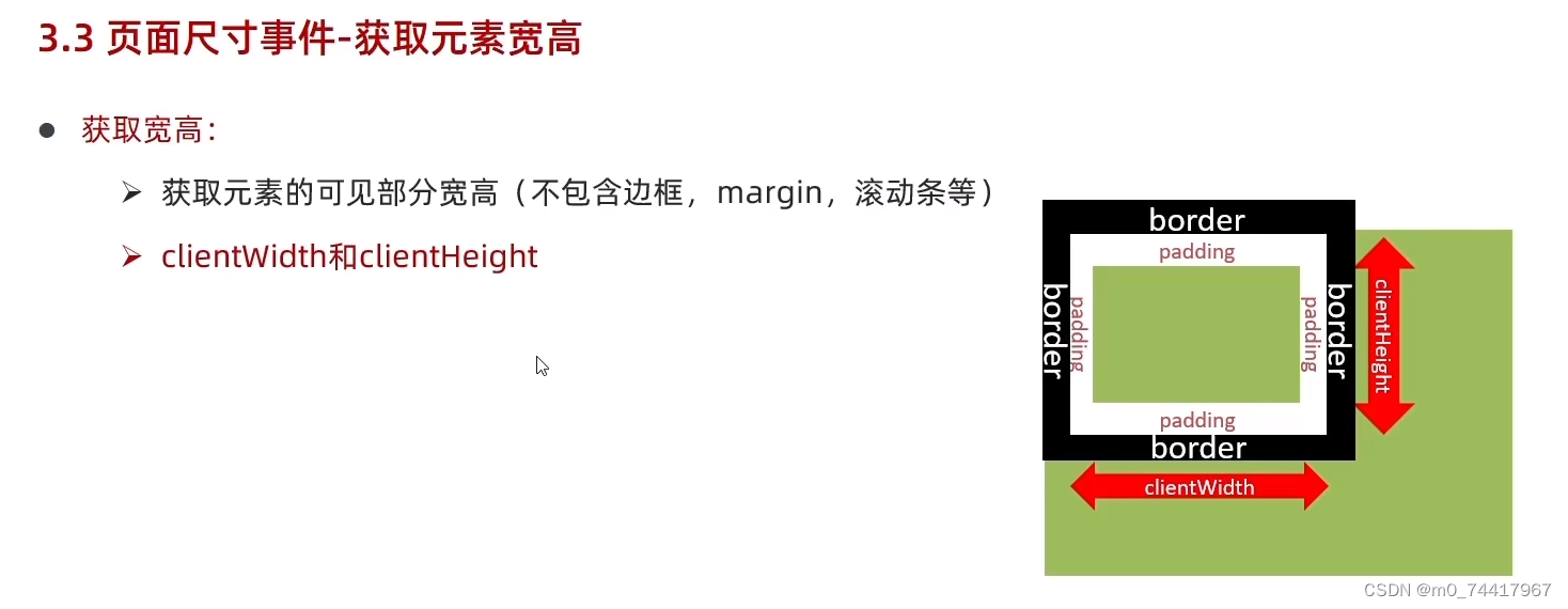Js Dom 窗口和页面尺寸发生改变触发的事件和元素位置信息dom尺寸变化的事件 Csdn博客