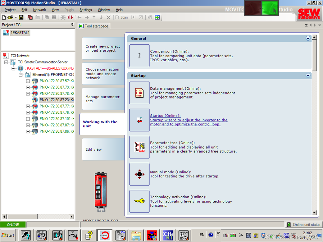 SEW Movidrive调试教程_无线连接sew motionstudio-CSDN博客
