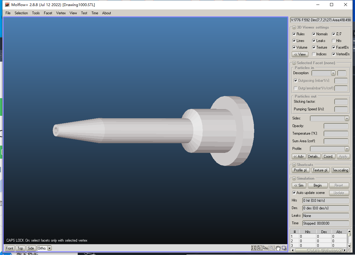 Molflow | 基本介绍之一：Facet_molflow真空仿真-CSDN博客