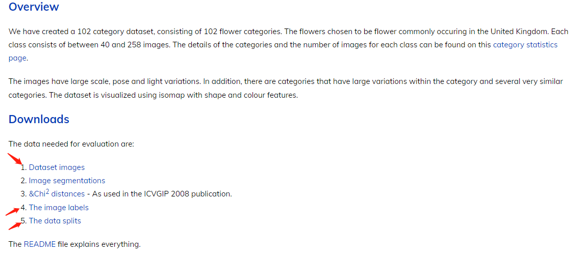 Pytorch实现深度学习常用图像分类数据集的划分与读取（oxford 102flower，cifar10cifar100）oxford 