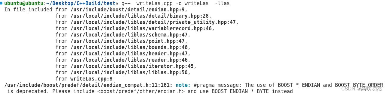 Ubuntu20.04&VScode&libLas 写入Las文件时遇到的问题_ubuntu 20.04 liblas-CSDN博客