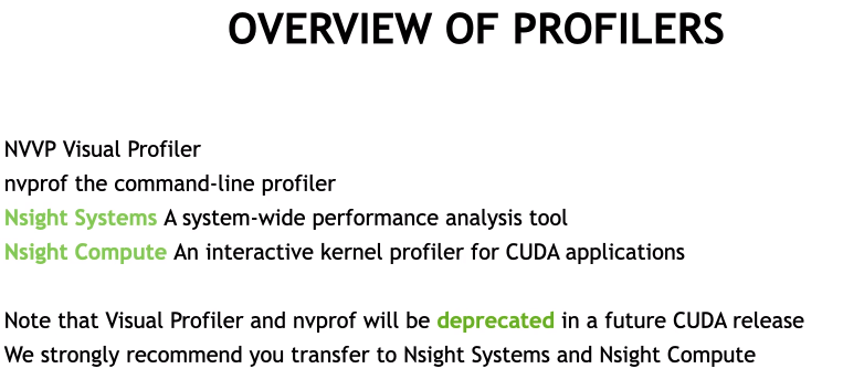 【工具使用】NVIDIA Profiling工具-CSDN博客
