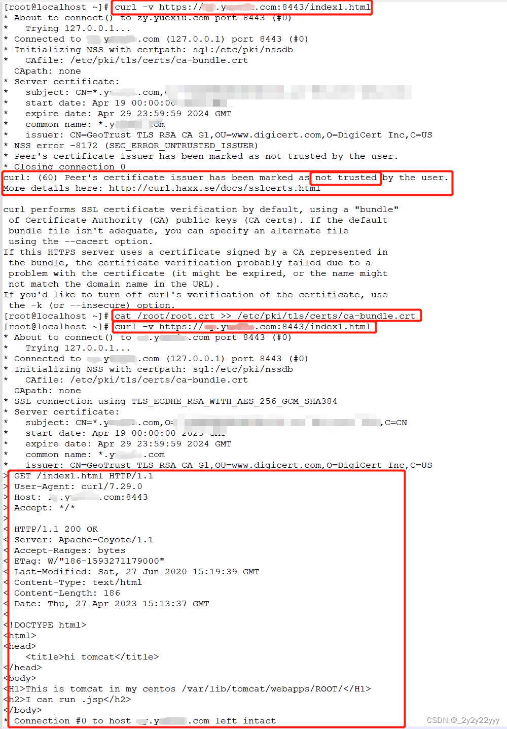 解决证书信任问题：各种环境导入SSL证书链_cacert.pem-CSDN博客