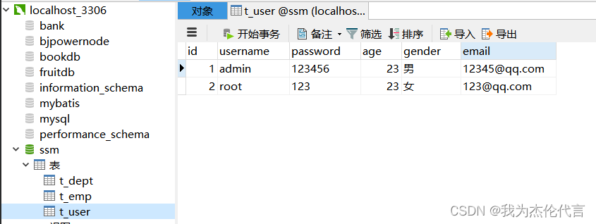 Spring整合Junit4和JdbcTemplate实现添加以及查询功能_jdbctemplate queryforobject 怎么写junit-CSDN博客