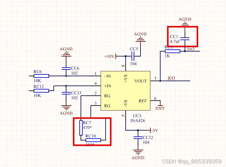 仪表放大器介绍_ina826-CSDN博客