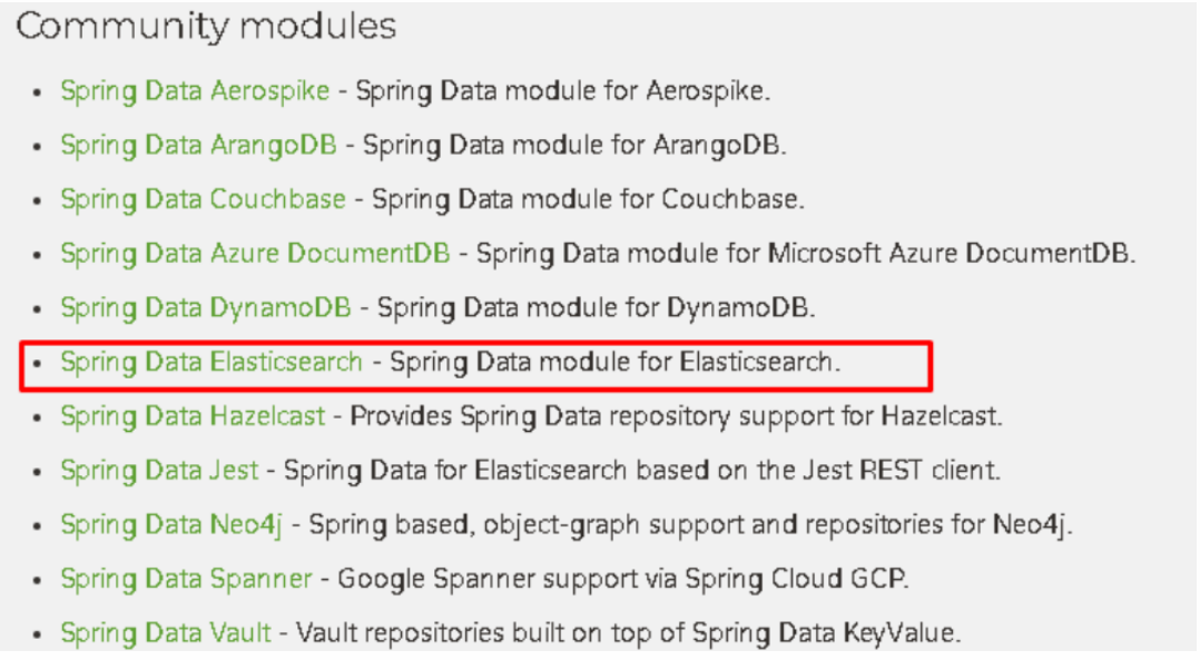 Spring Data ElasticSearch简介_springdataelasticsearch-CSDN博客