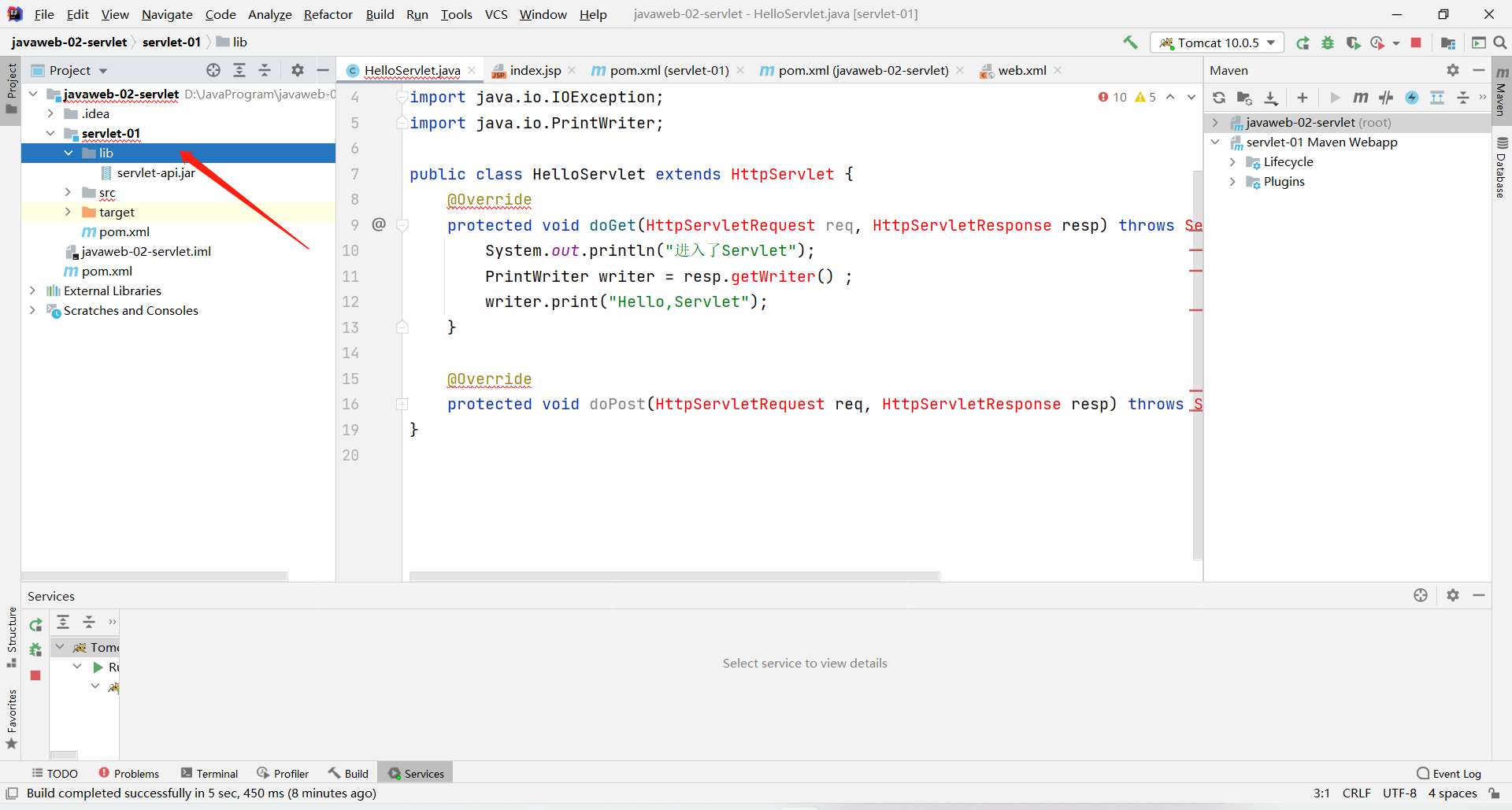 详解：实例化Servlet类异常 报错500-CSDN博客