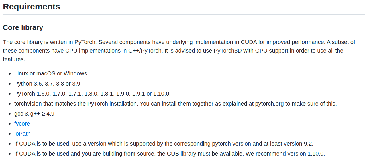 在Ubuntu20.04系统anaconda3的环境下安装pytorch3d+opencv_ubuntn下载pytorch3d-CSDN博客