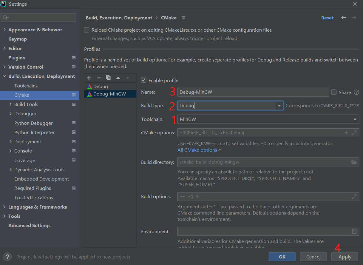 Clion安装，配置编译器VS2019、MingGW，CMake工程结构_clion配置vs2019-CSDN博客