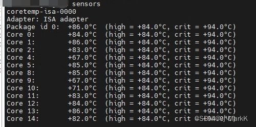 [ubuntu]Ubuntu查看cpu温度_ubuntu22 温度-CSDN博客