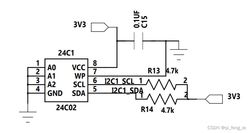 第二十七章 AT32F403A基于V2库 iic读写AT24C04_qi_feng_le的博客-CSDN博客