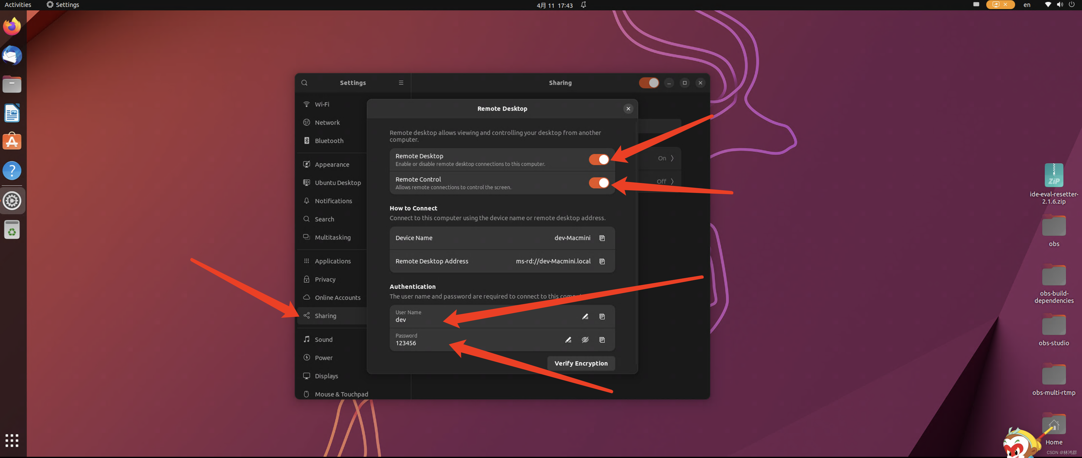 MacOS 13.3.1 连接Ubuntu 21.10 远程桌面_mac远程桌面连接ubuntu-CSDN博客