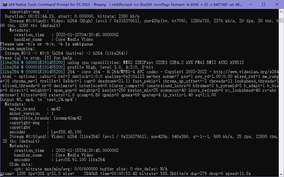 windows 编译libx264 ffmpeg H264编码_libx 264-CSDN博客