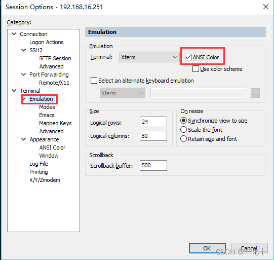 SecureCRT 配色方案_crt配色-CSDN博客