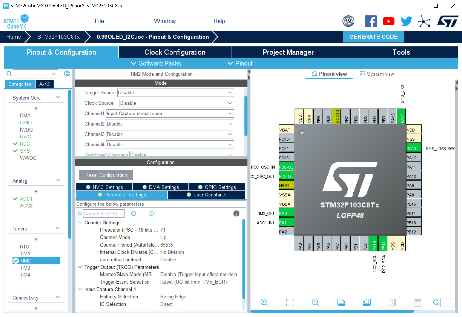 基于STM32的超声波HC-SR04和红外测距模块测量距离的实验对比（HAL库）_hc-sr602感应距离-CSDN博客