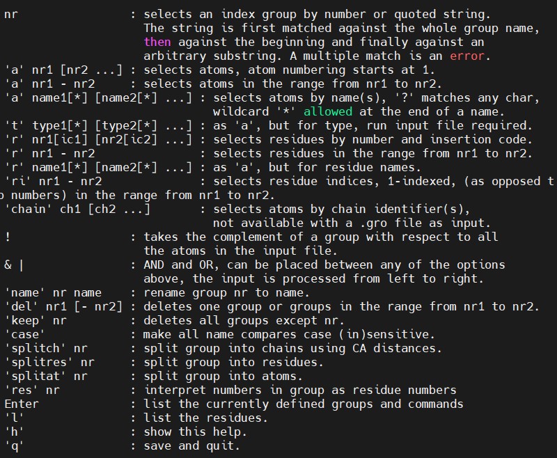 GROMOS参数（、运行、索引、日志）相关文件解读_index.ndx-CSDN博客
