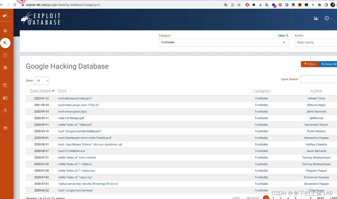 Google Hacking高级实战-搜索特定口子-敏感信息_网络安全 footholds-CSDN博客