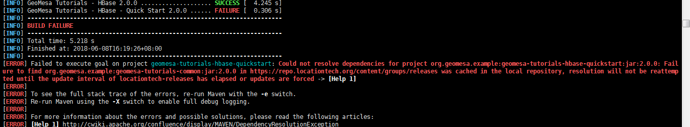 GeoMesa HBase 安装及问题解决：_geomesa tutorials - hbase ........................-CSDN博客