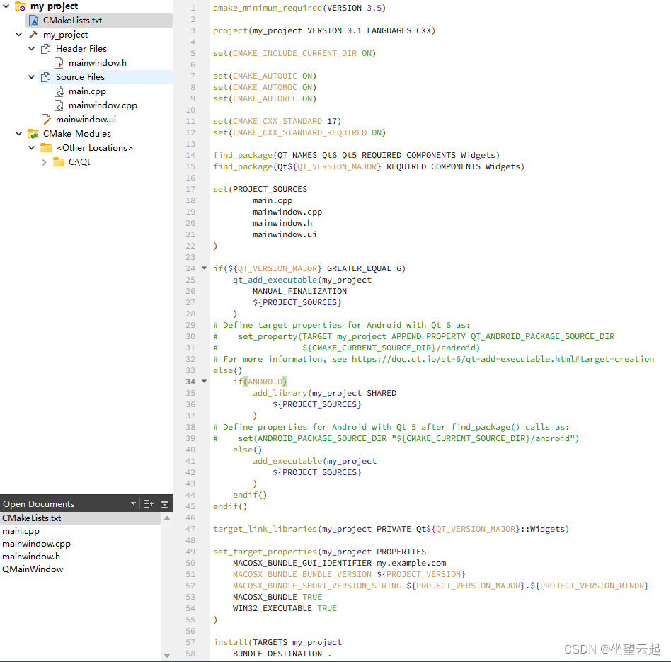 QT案例实战1 - 从零开始编写一个OCR工具软件 (3)创建项目_qt ocrapplicationobject_坐望云起的博客-CSDN博客