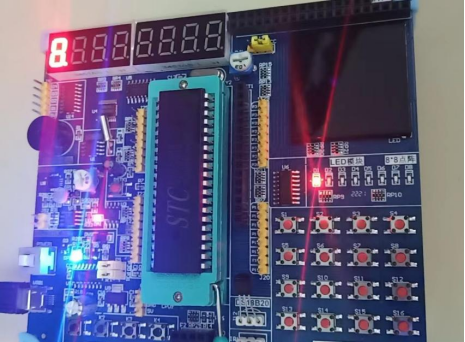 AutoLeaders控制组—51单片机学习笔记（LED控制、独立按键、数码管）_单片机红色按钮-CSDN博客