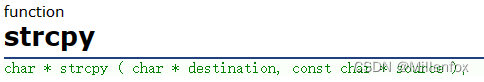 C语言中strcpy()函数的使用详解_c语言strcpy的用法-CSDN博客
