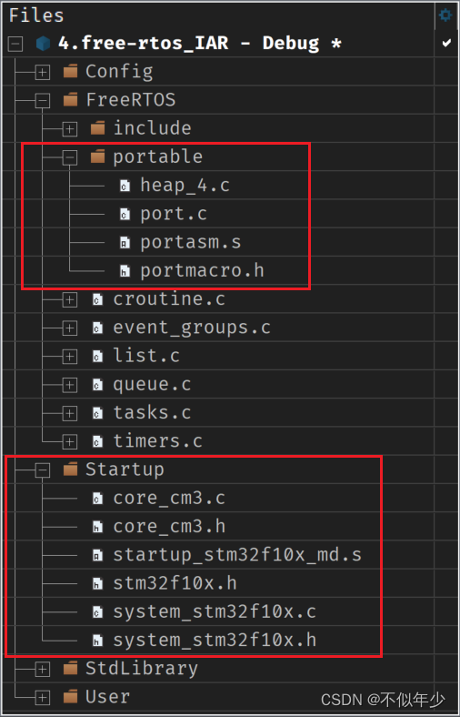 IAR下移植FreeRTOS到STM32F103C8T6_iar stm32-CSDN博客